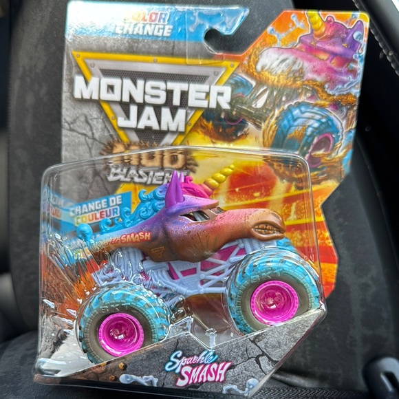 Monster Jam | Toys | Monster Jam Sparkle Smash Color Change Toy Truck ...